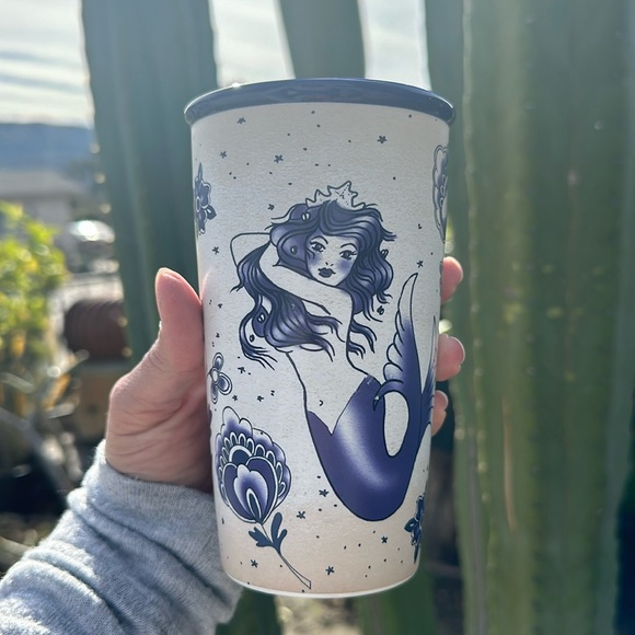 Starbucks | Kitchen | Starbucks Blue Siren Sailor Mermaid Tattoo 26 ...